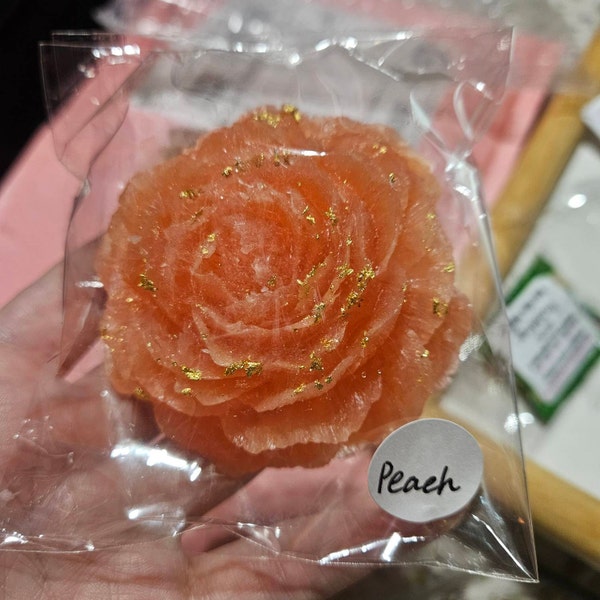 Kohakutou Peony Rose Edible Crystal Candy, Japanese Wagashi || Edible ...