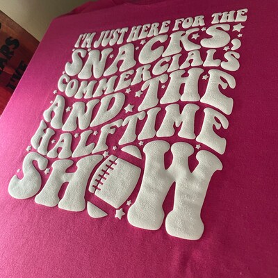 Im Just Here for the Snacks Svg, Super Bowl Svg, Funny Super Bowl Shirt ...