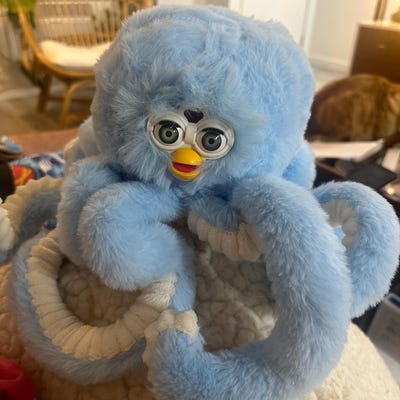 Custom Furby Oddbody Long Furby Skeleton Handmade Art Plush Puppet ...