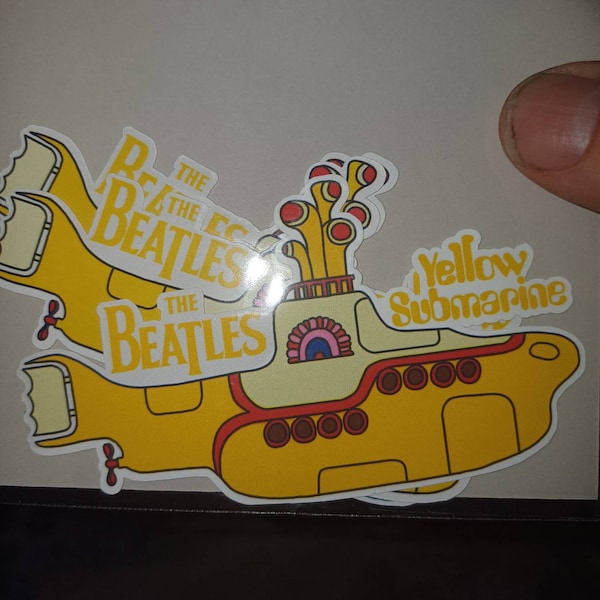 The Beatles Yellow Submarine Sticker (glossy or Weatherproof) - Etsy