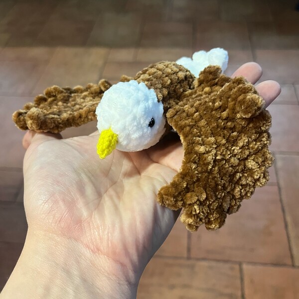 Crochet Hawk Pattern, Akira Amigurumi Buzzard Instruction, Mini Falcon ...