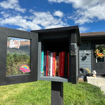 LITTLE FREE LIBRARY® Post and Topper Kit, Amish Crafted, Support the ...