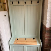 4ft Coat Rack,boot Room, Hallway Bench,monks Bench, Shoe Storage, Any ...