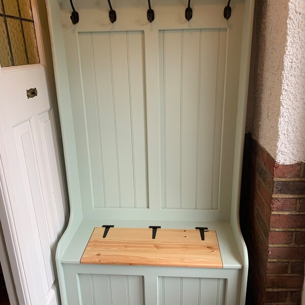 4ft Coat Rack,boot Room, Hallway Bench,monks Bench, Shoe Storage, Any ...