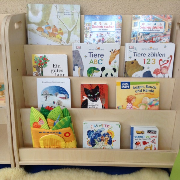 Original Modular Montessori Shelf Made From Certified Wood, Front ...