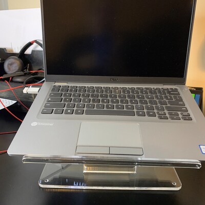 Acrylic Laptop and Phone Stand, Portable Ergonomic Laptop/phone Stand ...