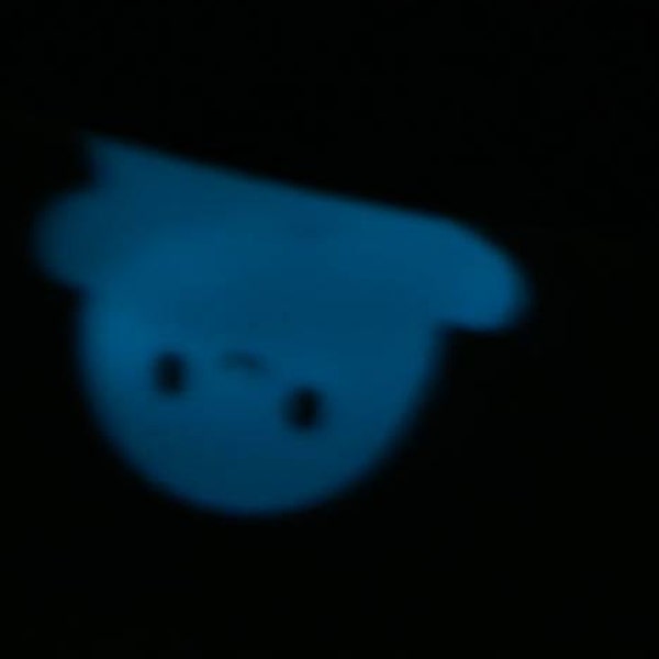 Ghost Decal Glow in the Dark Green Blue Pink or Orange | Vinyl Decal ...