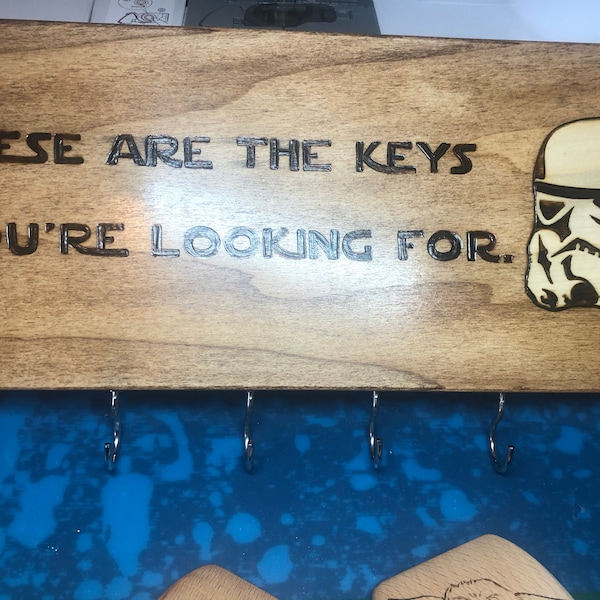 Star Wars Stormtrooper Key Rack, Key/mask Hanger - Etsy