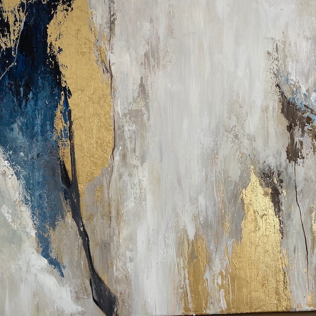 Original acrylic oil abstract painting. Wall art by MatisArtStudio