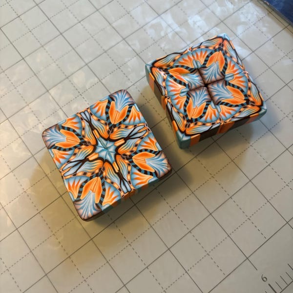 SET of 6 Polymer Clay Petal Canes, Flower Clay Cane, Raw and Unbaked ...