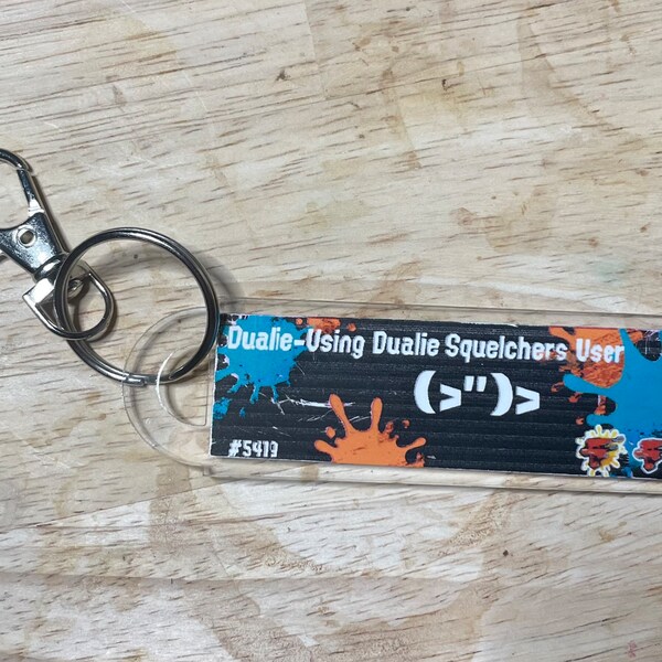 Splat Game, Splashtag Keychain, Bag Tag, Zipper Pull - Etsy