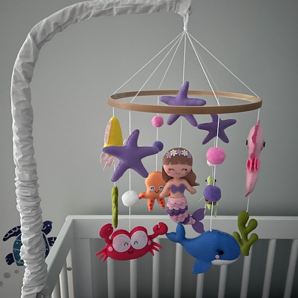 Space Baby Mobile Space Decor Nursery Astronaut Baby Boy Mobile Baby ...