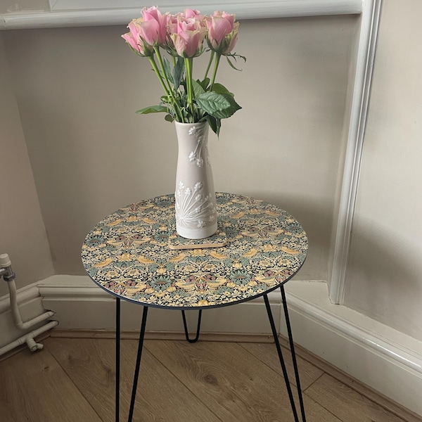 Tropical Toucan Blush Side Table / Coffee Table / Bedside Table. Rose ...