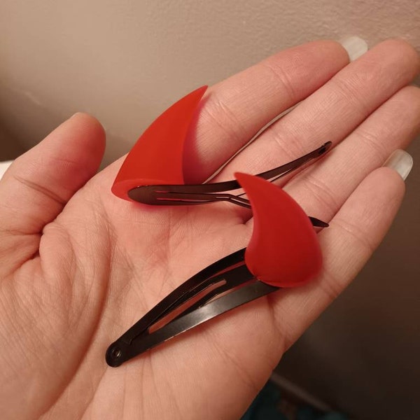 Small Demon Horns Cute Gothic Devil - Etsy