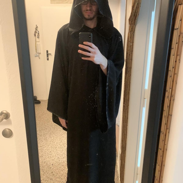 Black Tau Hooded Robe, Robe of a Neophyte, Robe of the Crone, Ritual ...