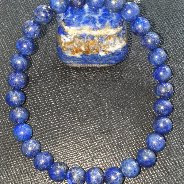A Grade Lapis Lazuli Beads - 6mm - Etsy