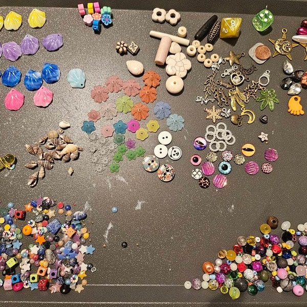 Crow/goblin Confetti Bead/craft Soup, 3 Oz & 6 Oz Bags (cabochons ...
