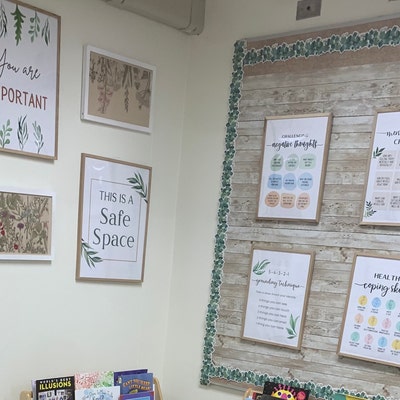 Bundle 18 School Counselor Office Decor Mental Health Posters ...