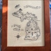 Lord of the Rings / the Hobbit Middle Earth Map of Michigan - Etsy