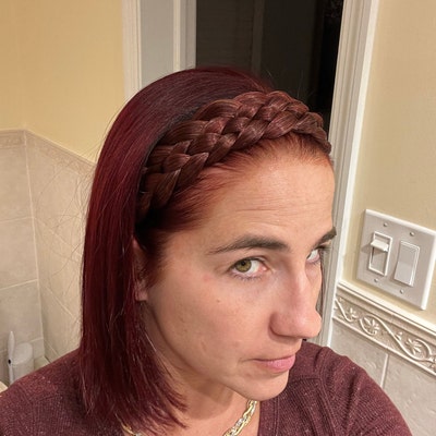 Braided Hair Braid Headband Wedding Plait Hairband Bridal Hair ...