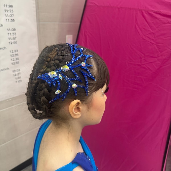 Ballroom Rhinestones Hairpiece. Dance Hair Accessories. Hair Jewelry ...