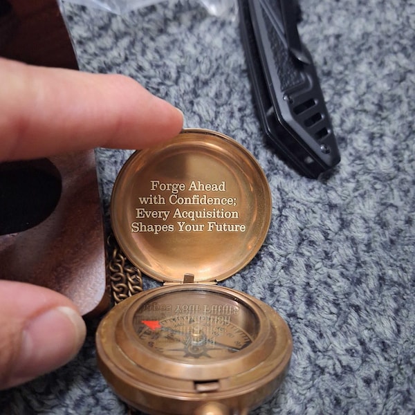 Personalized Compass, Custom Engraved Compass, Gift for Mom, Working ...