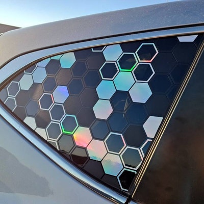 Hexagon / Honeycomb JDM Car Decal Sticker 4.5 Inch / Hex Side Vehicle ...