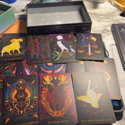Oriens ANIMAL TAROT Deck Cards and Guidebook by Ambi Sun - Etsy