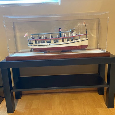 25l X 12w X 7h Inch Acrylic Display Case Showcase Box Cabinet Organizer ...