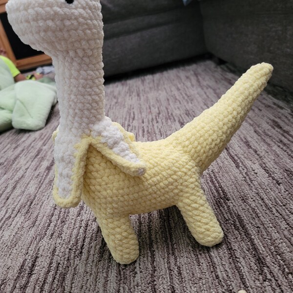 Bananasaurus Dinosaur NO SEW Crochet Pattern - Etsy