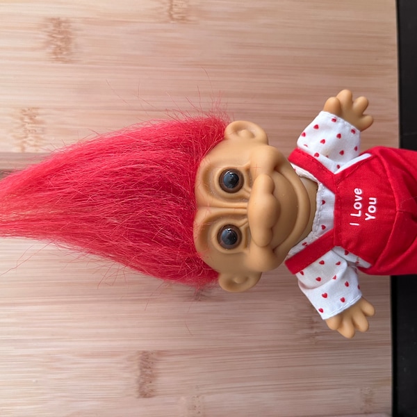 100% Huggable Troll Large Soft Troll, Vintage Trolls, 90'S Troll, Cute ...