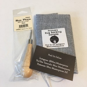 Rug Hooking Tool 3.0mmx1.25, Rug Making Tool, Rug Making Hook, Hooking ...