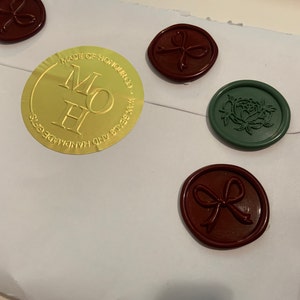 Set of 9 Birthday Cake Wax Seals, Stickers, Self-adhesive, DIY Wax Seal ...