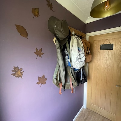 Set of Rusty Metal Leaves / Rustic Leaf Garden Decor / Autumn Garden ...