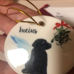 Black Lab Ornament Black Lab Art 15SNG Labrador Ornament - Etsy