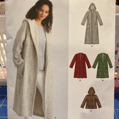 Sewing Pattern for Womens Coat With Hood, New Look N6585, New Pattern ...