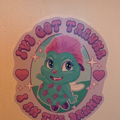 I AM UNHINGED Bibble Meme T-shirt Fairytopia Bibble Flames - Etsy