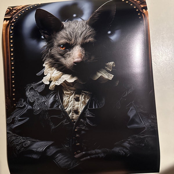 Victorian Squirrel Dark Academia Vintage Photography Animal Art, Gothic ...