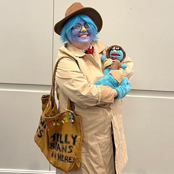 The Professor, Puppet History Inspired Plush, Handmade and Crocheted ...