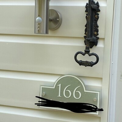 Traditional House Number Signs & Address Plaques in Sage Green - Etsy UK