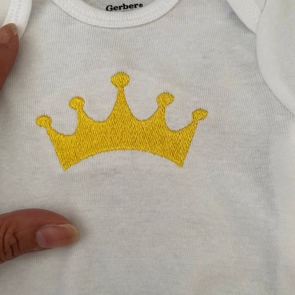 Crown Embroidery Design PES & DST Digital Files, Hoop Size: 4”x4” - Etsy