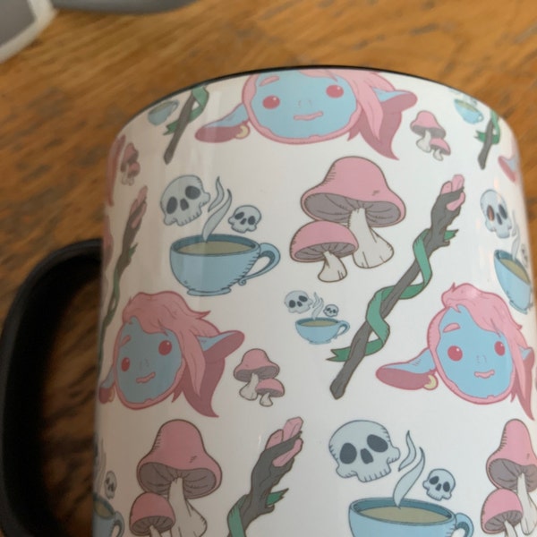 Caduceus Pattern Mug, Critical Role Themed Mug - Etsy