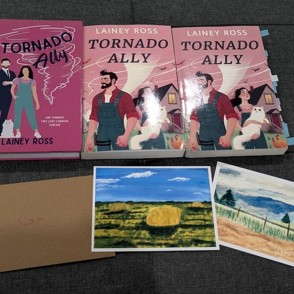 Preorder Sprayed Edge Edition * Signed Copy of Tornado Ally Small Town Romance Romantic Comedy ...
