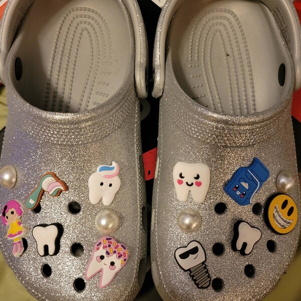 Dental Themed Shoe Charms. Teeth Charms. Tooth Charms. Dental Hygienist ...