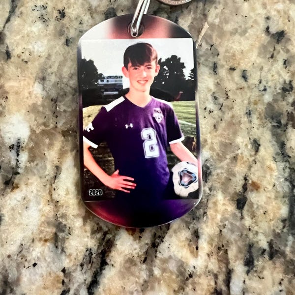 Photo Keychain, Picture Keychain for Boyfriend or Husband, Car Key, Tag ...