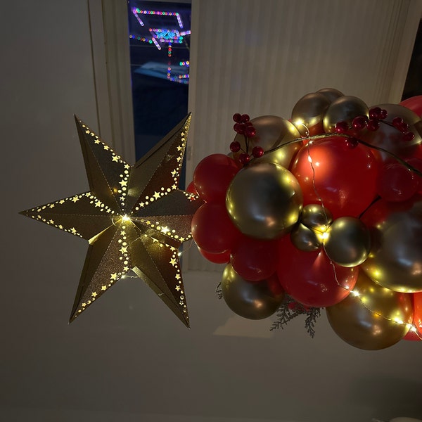 Christmas Tree Star 3D SVG, Cutting File for Tree Topper, Christmas ...