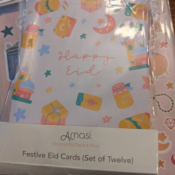 Festive Eid Cards (set of 12) - Etsy
