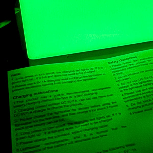 Glowdaddy Hyperglow GLOW CARDS Glow in the Dark Credit Card, Camping ...