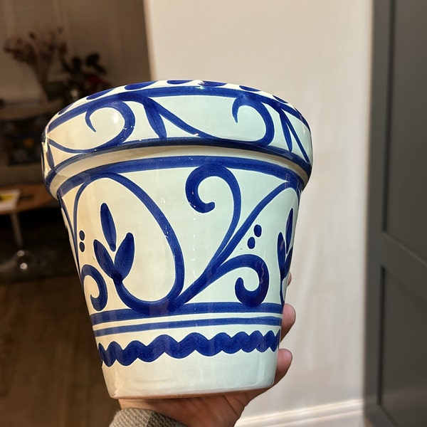 Spanish Glazed Terracotta Wall Planters 21 Cm X 18 Cm in a Wide Range ...