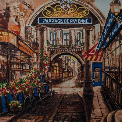 Monet's Garden in Giverny Paint by Number Kit With Frame Color by ...